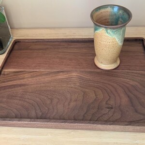 Handmade Black Walnut Serving Trays - Solid Wood Handcrafted in Various ...