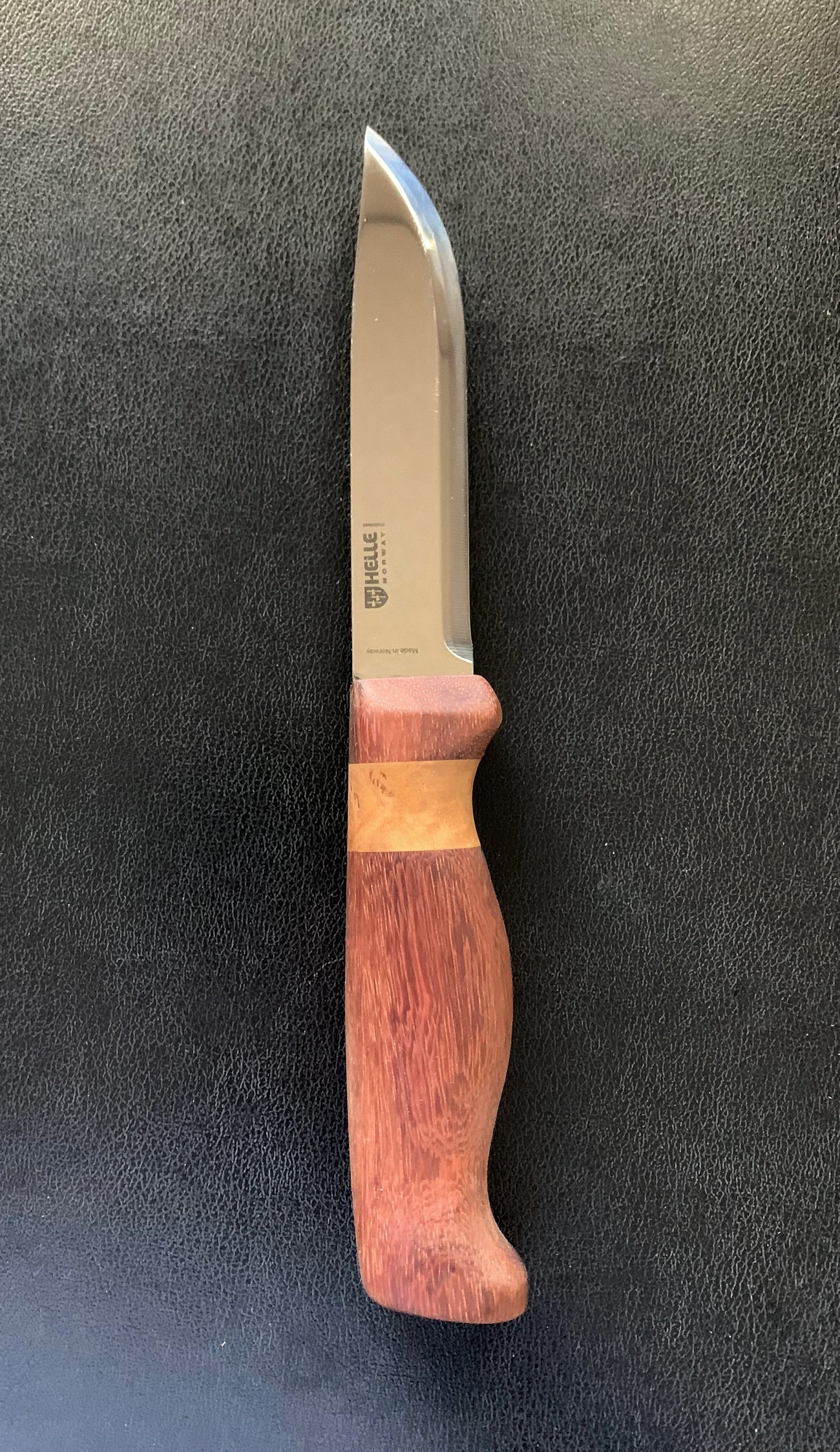 Handmade Camping Knife - Helle Tollekniv Blade With Custom Leather ...
