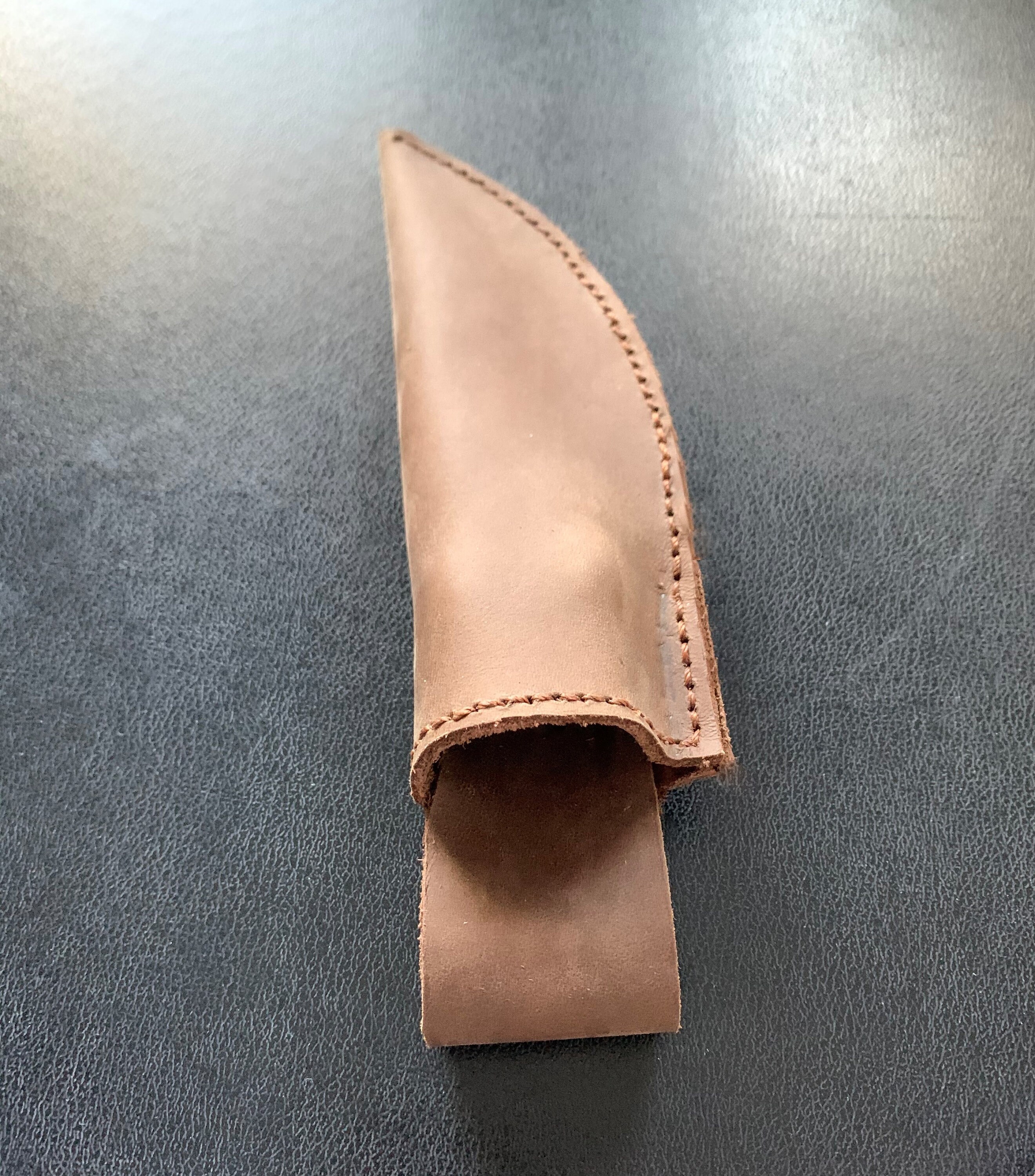Handmade Camping Knife - Helle Tollekniv Blade With Custom Leather ...