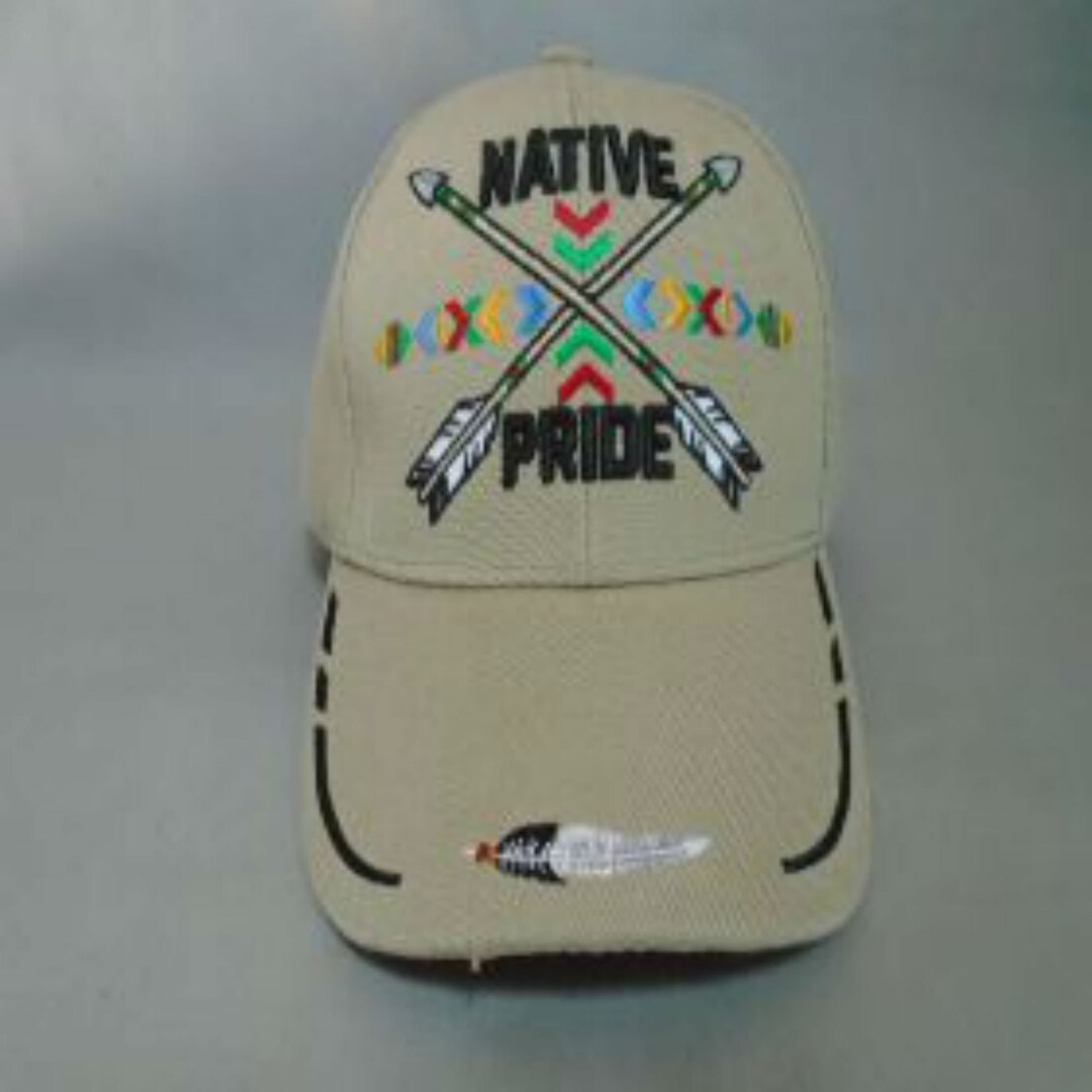 Arrows Native Pride Baseball Cap Embroidered Khaki Color Uni-sex Style ...