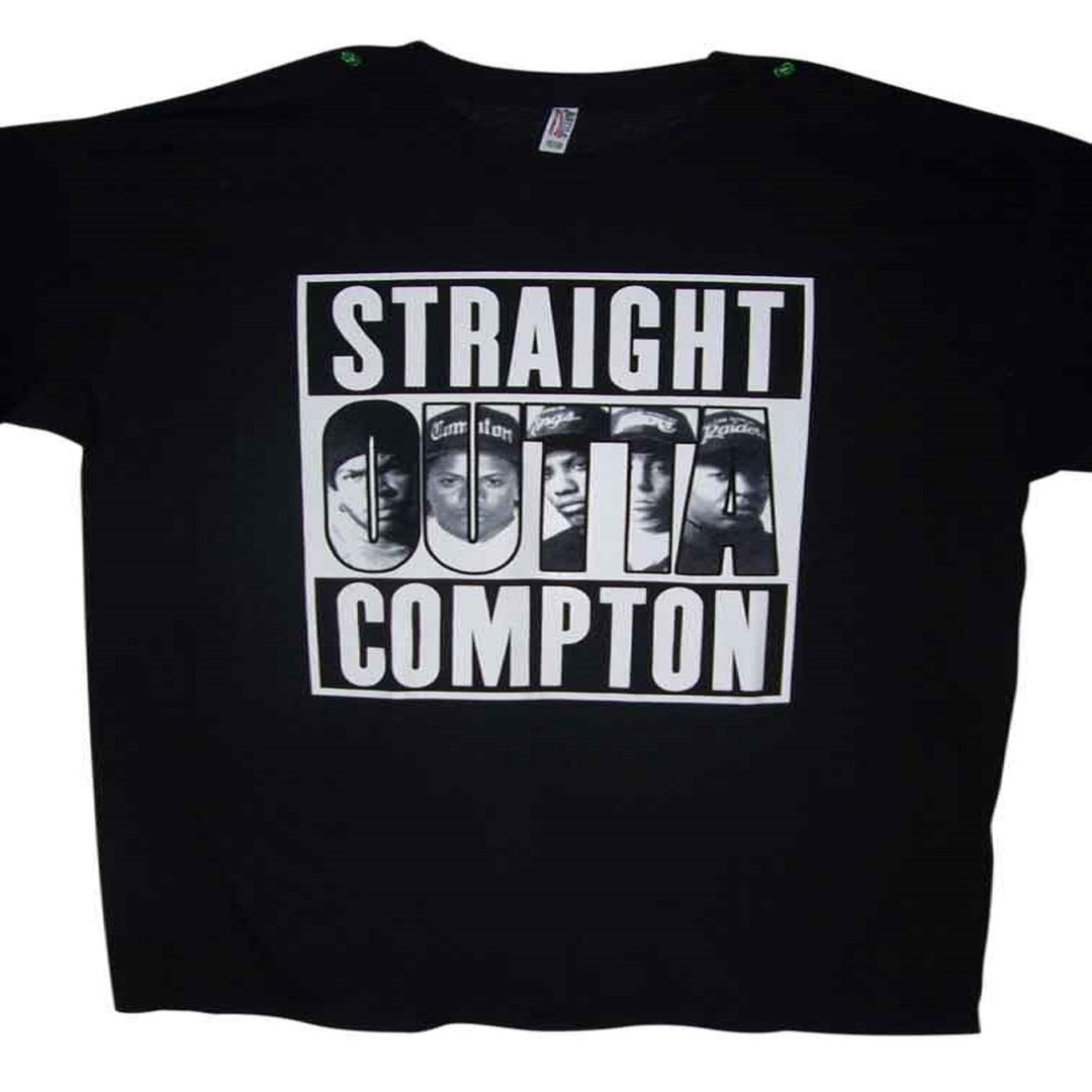 Straight Outta Compton Hip Hop T-shirts US Screen Printed Uni-sex Style ...