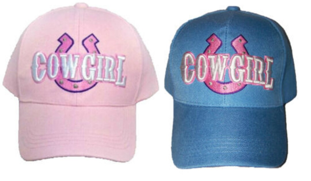 Cow Girl Rodeo Western Style Baseball Caps Chapeaux pour femmes brodés ...