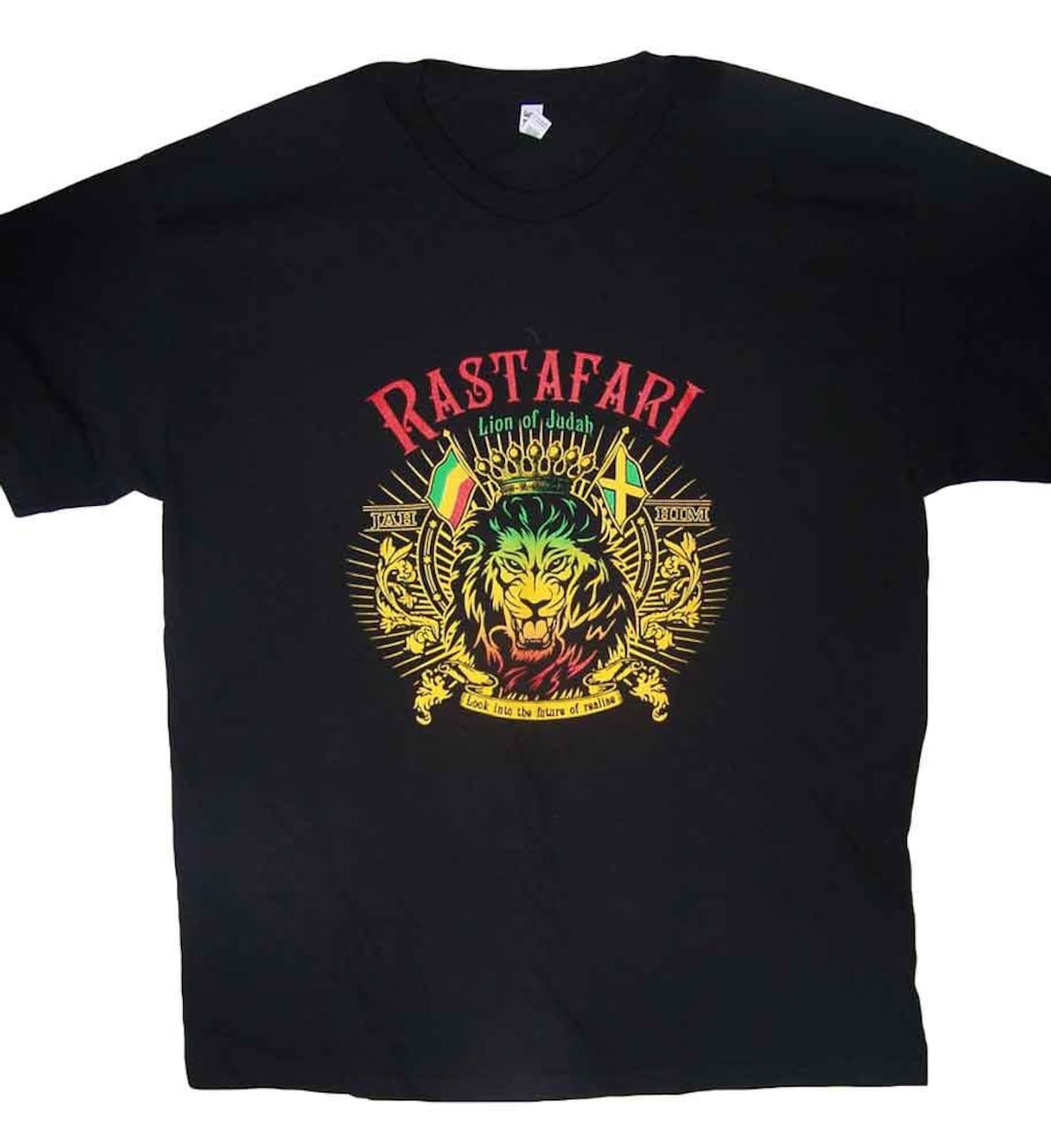 Rastafari Reggae Rasta T-shirt Lion of Judah T-shirt US Screen Printed ...