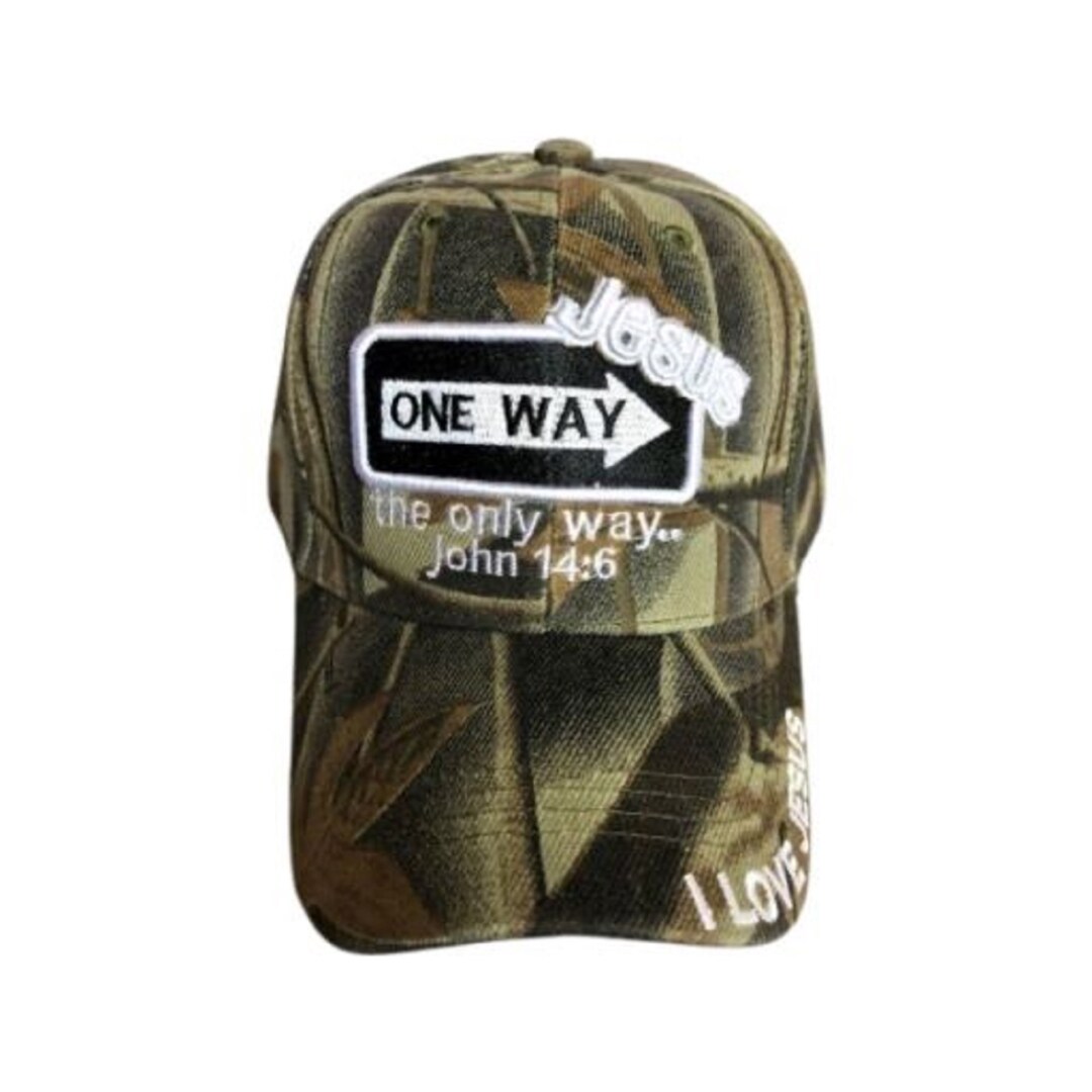 Jesus One Way the Only Way ........ Christian Cap Embroidered - Etsy