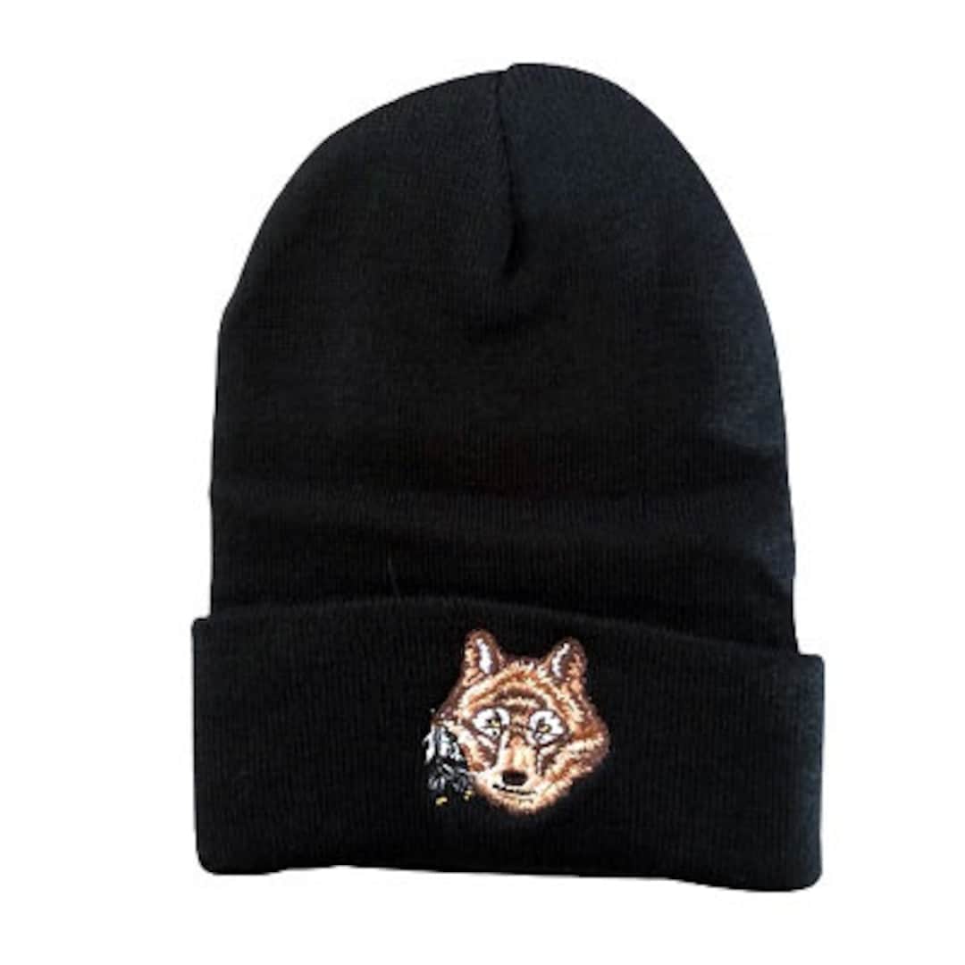 Wolf Native Pride Embroidered Beanies Winter Caps Winter Hats for ...