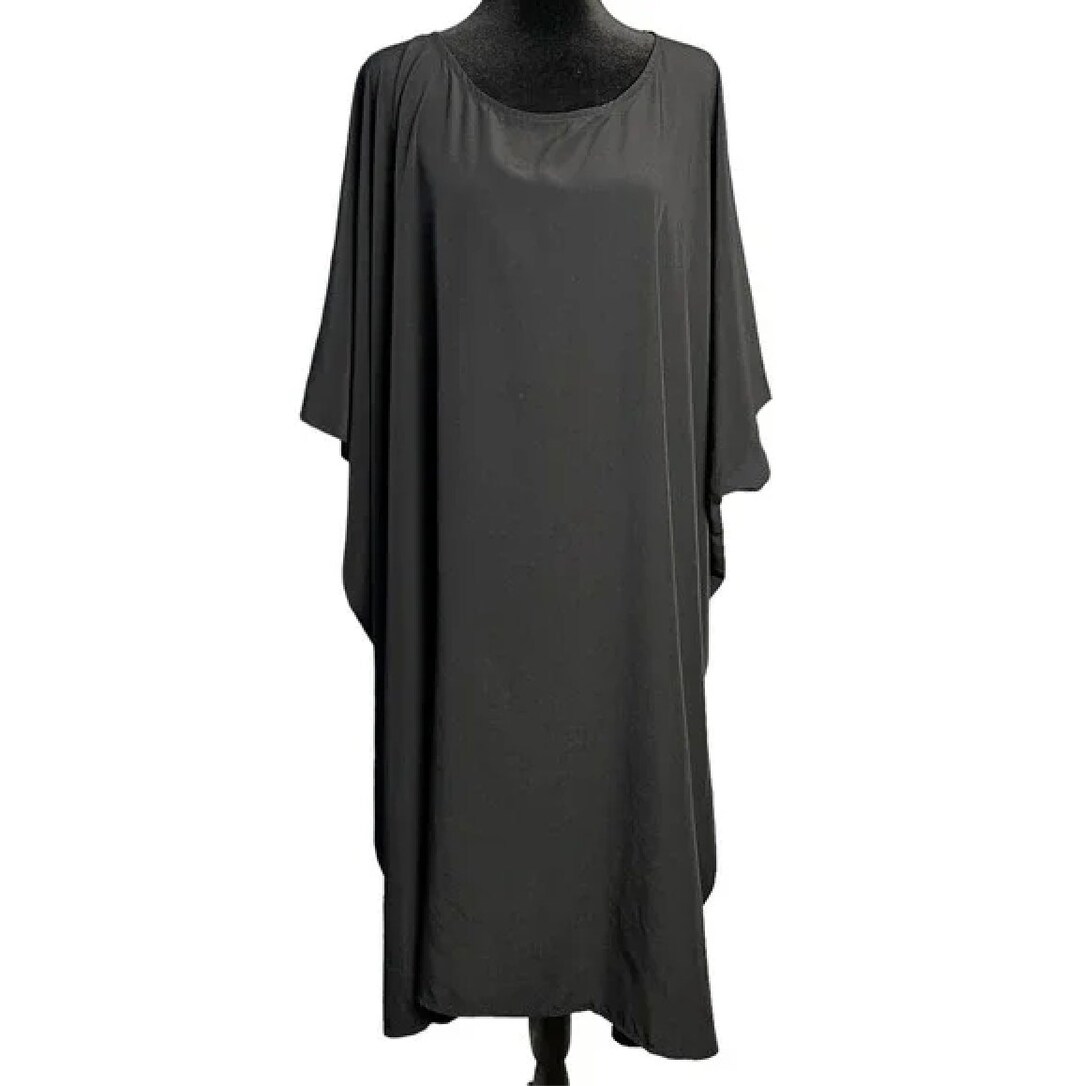 MIMU MAXI Cascade Square Dress Black One Size - Etsy