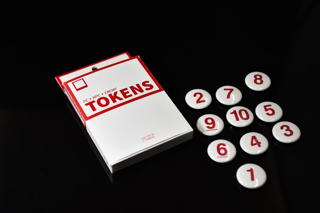 Character Tokens - White W/ Red Numbers - Pc/npc/enemy TTRPG Tokens - Etsy