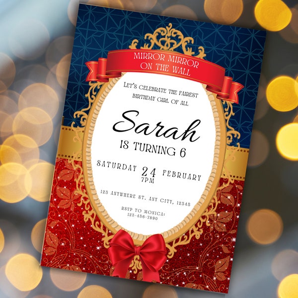 Snow White Invites - Etsy