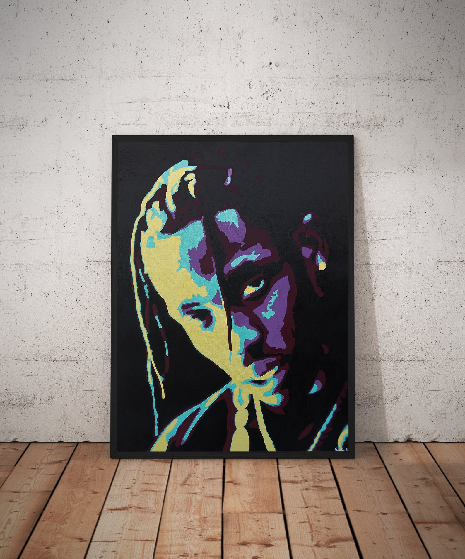 Travis Scott Psychedelic Art Poster, Canvas Print, Cactus Jack, La ...