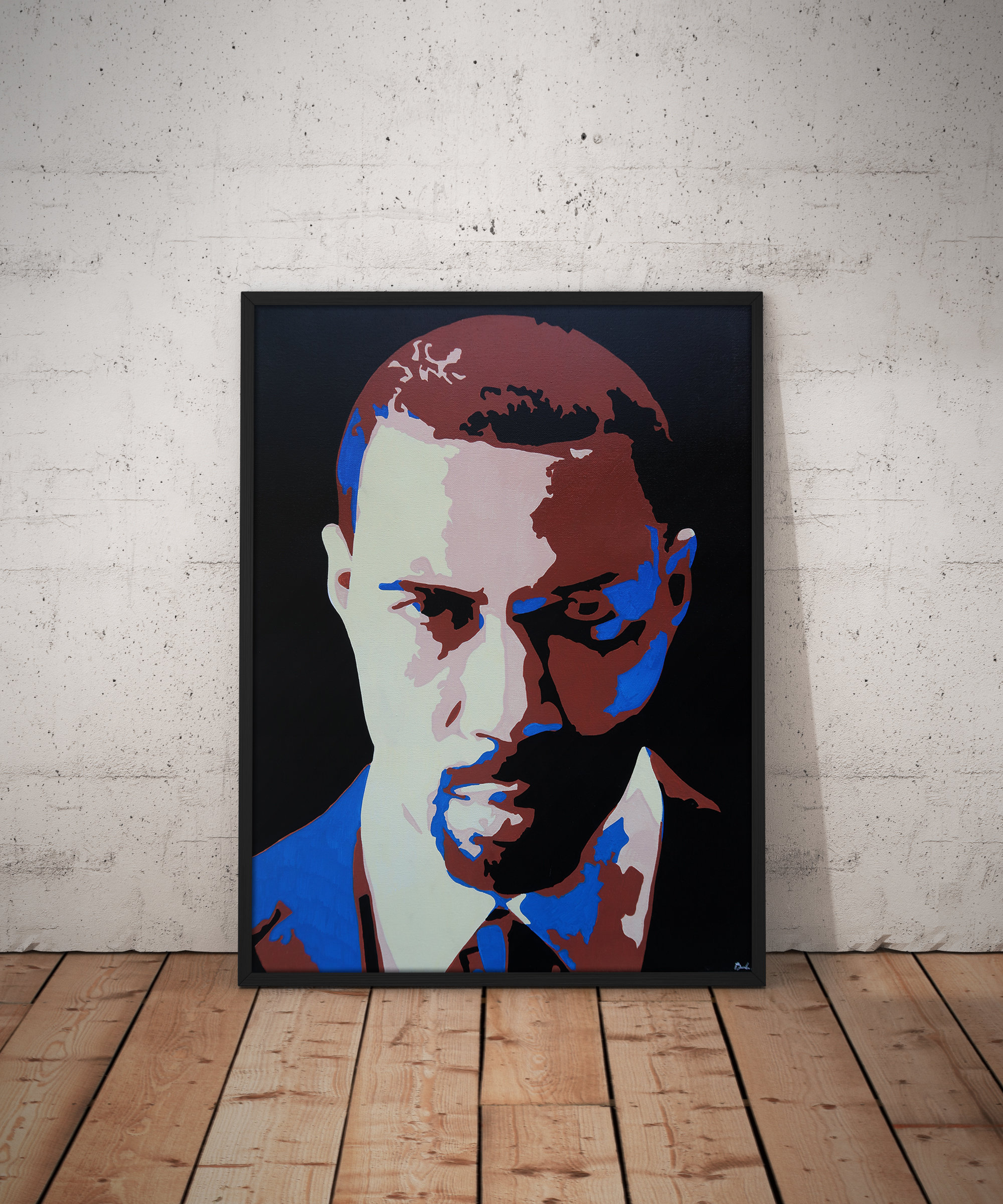 Ghost POWER TV Series Art Poster, Canvas Print, Omari Hardwick Portrait ...