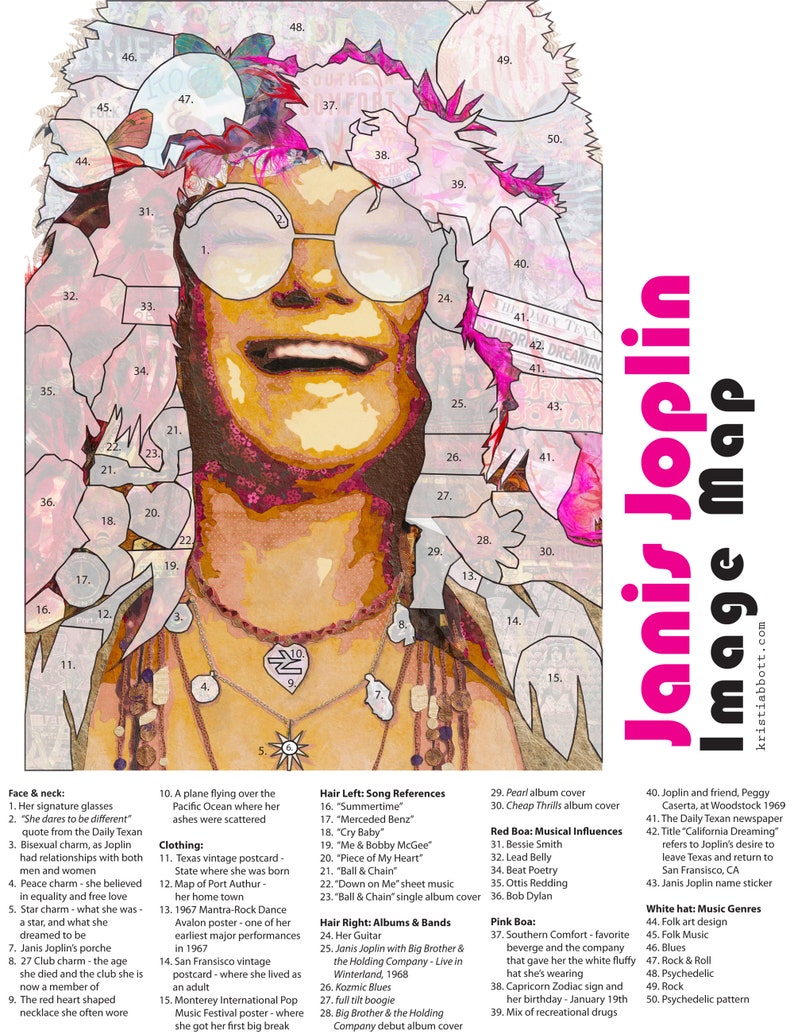 Janis Joplin - Music Icon Art Print - Janis Paper Print - Hidden ...