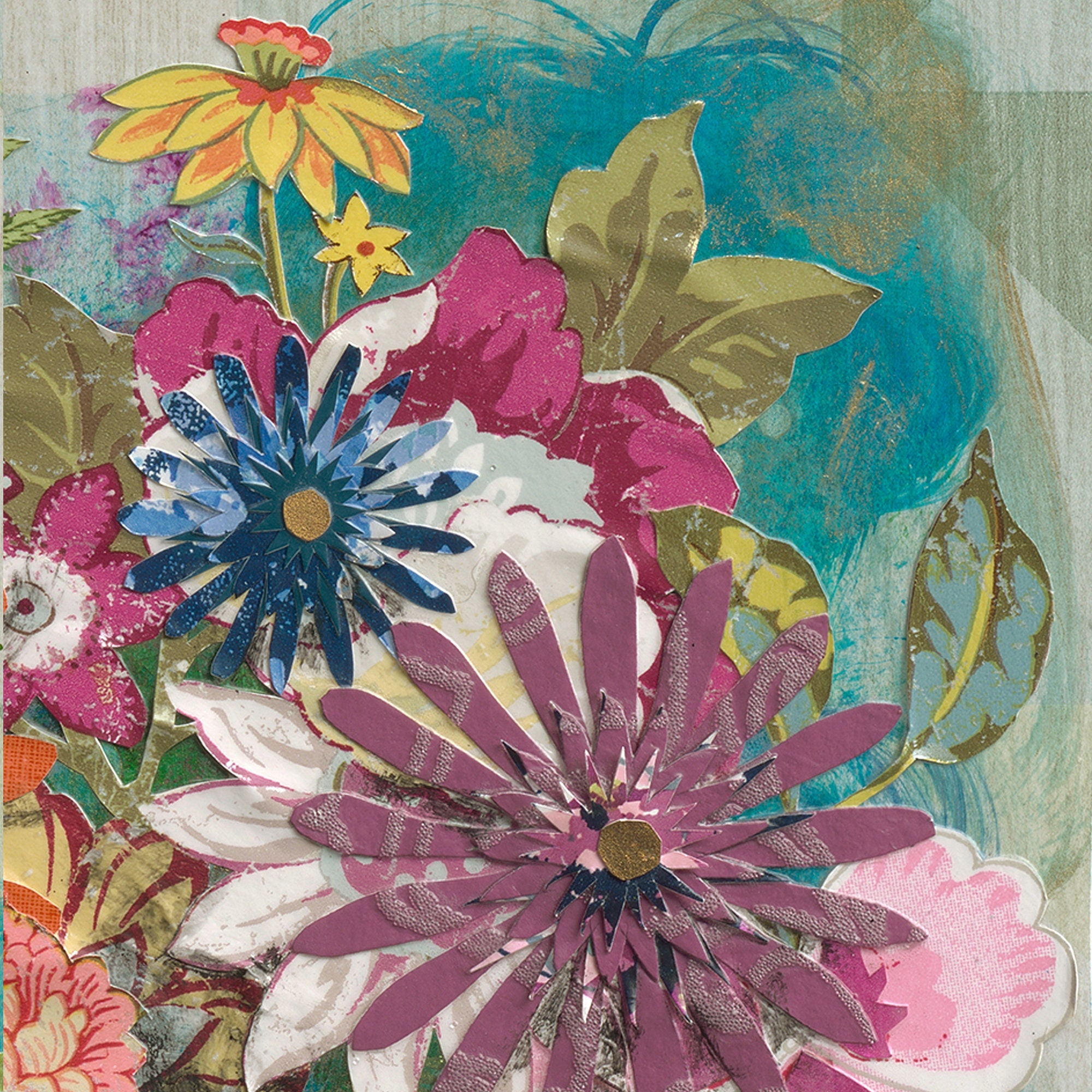 I Love You Like the Rainbow Flower Art Print Bouquet Art - Etsy