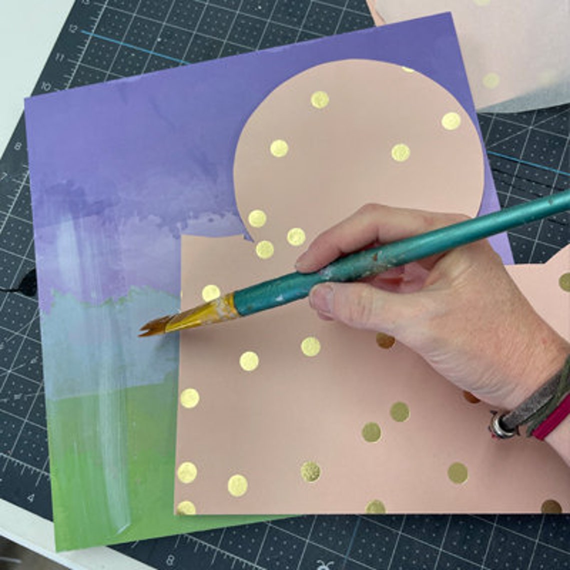 Sunset Beach Scene Collage Premium Workshop Kit - at Home Art Class ...