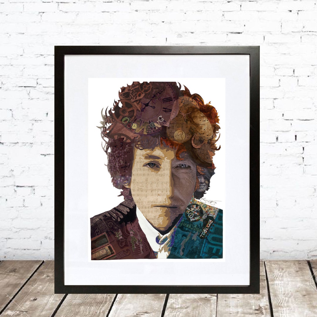 Dylan - Art Print - Bob Dylan Portrait - Etsy