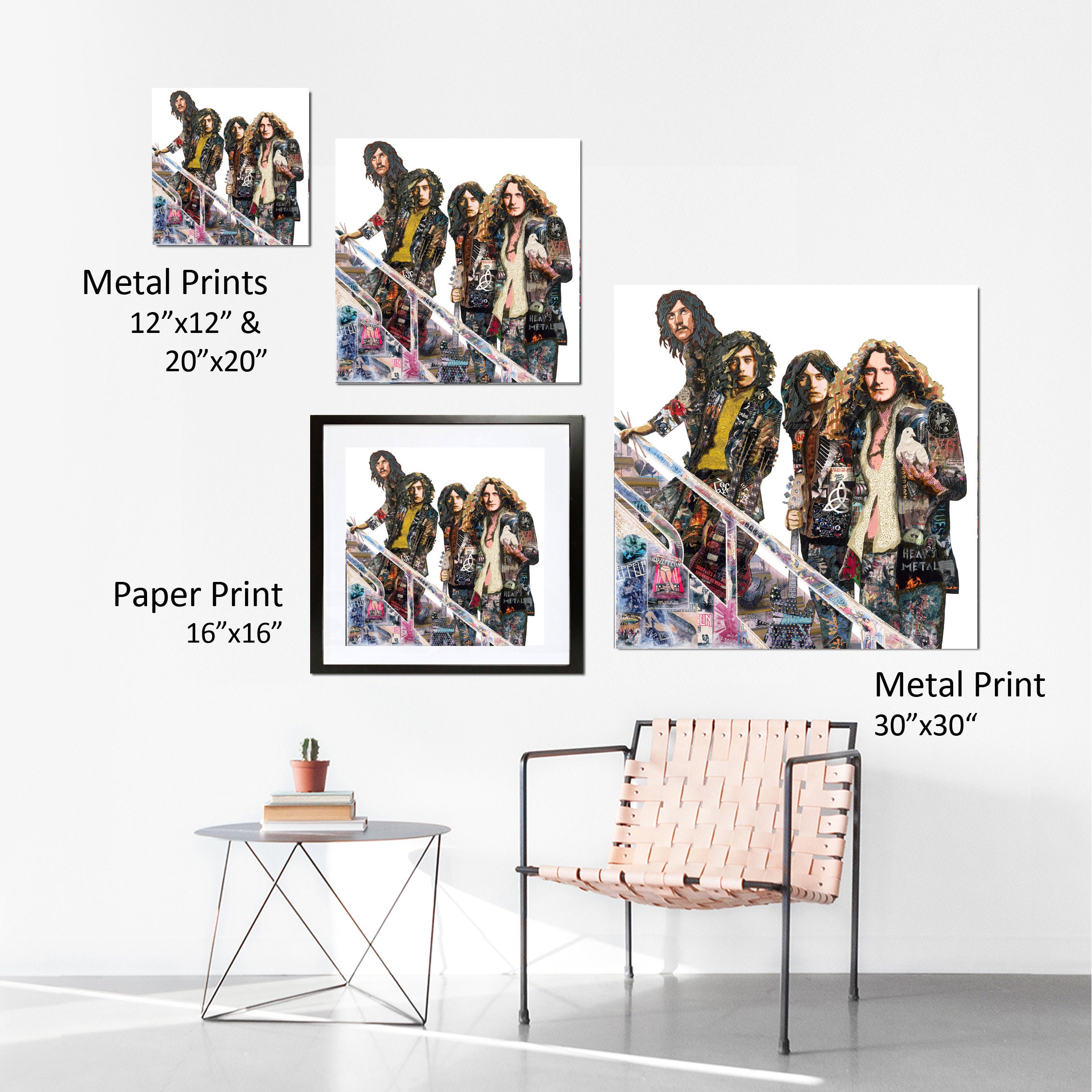 We Are Zeppelin Led Zeppelin Art Print Robert Plant - Etsy