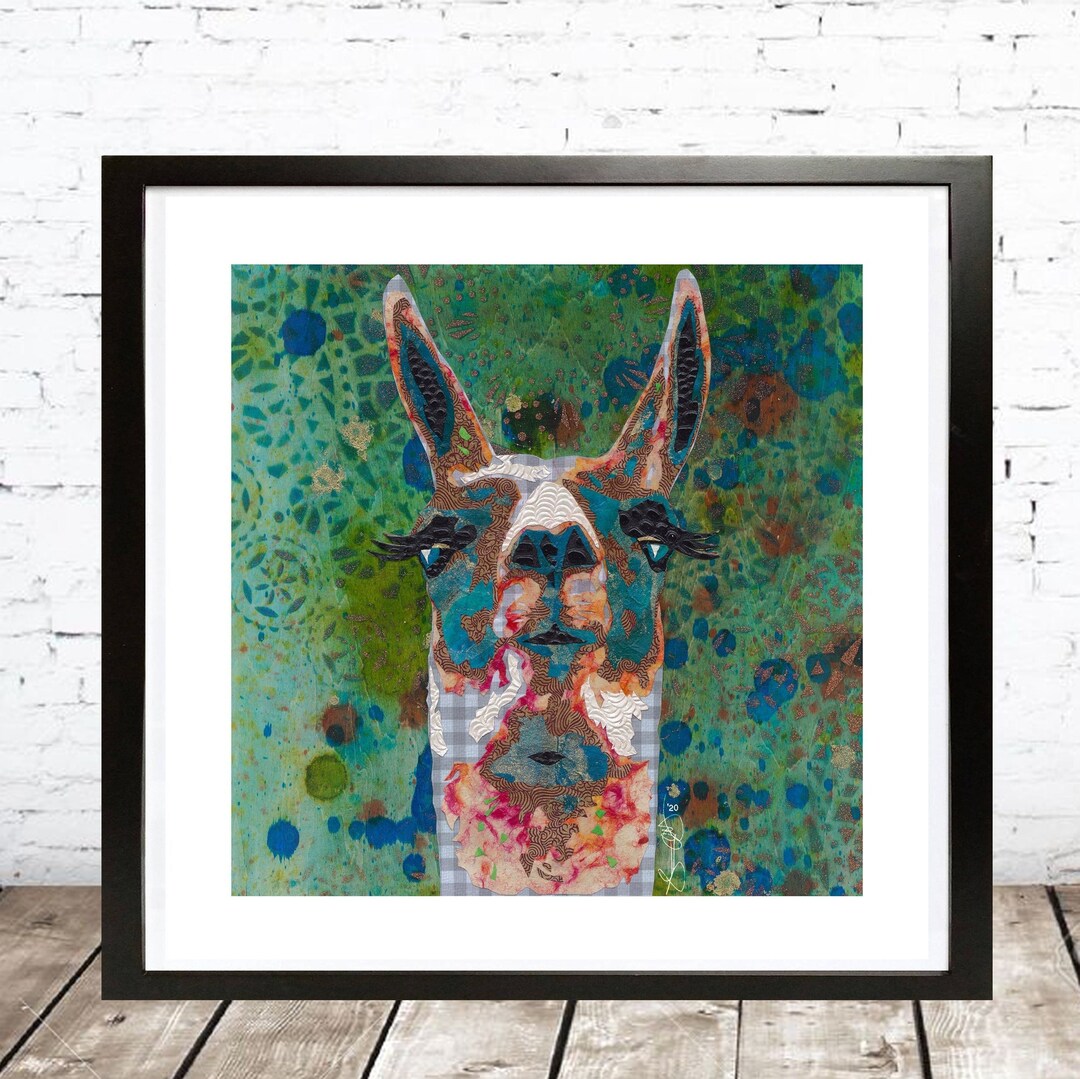 Llama Art Print - God's Creatures Series - Animal Art - Animals of ...