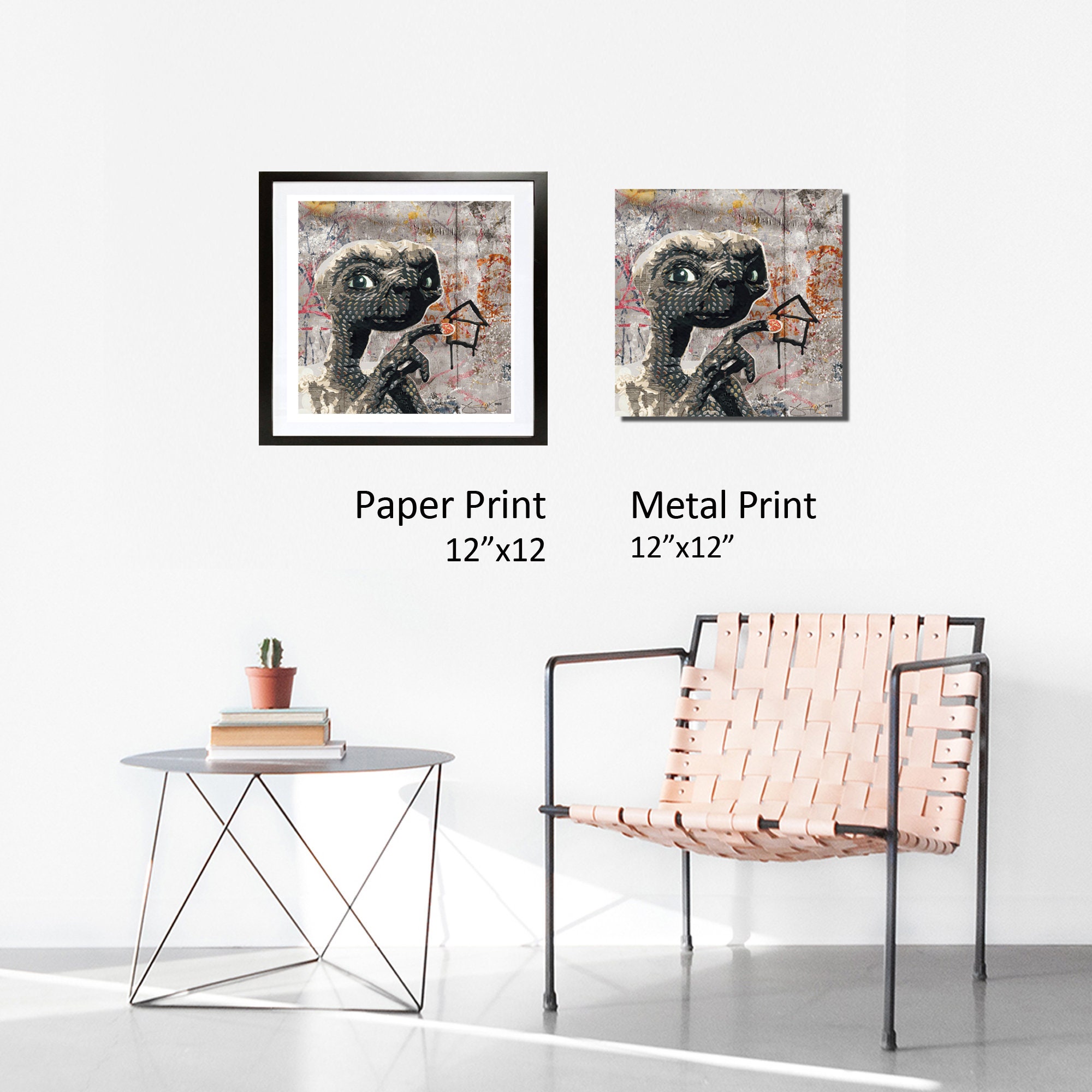 E.T. Phone Home Art Print Icon Serie Tier Außerirdische - Etsy.de