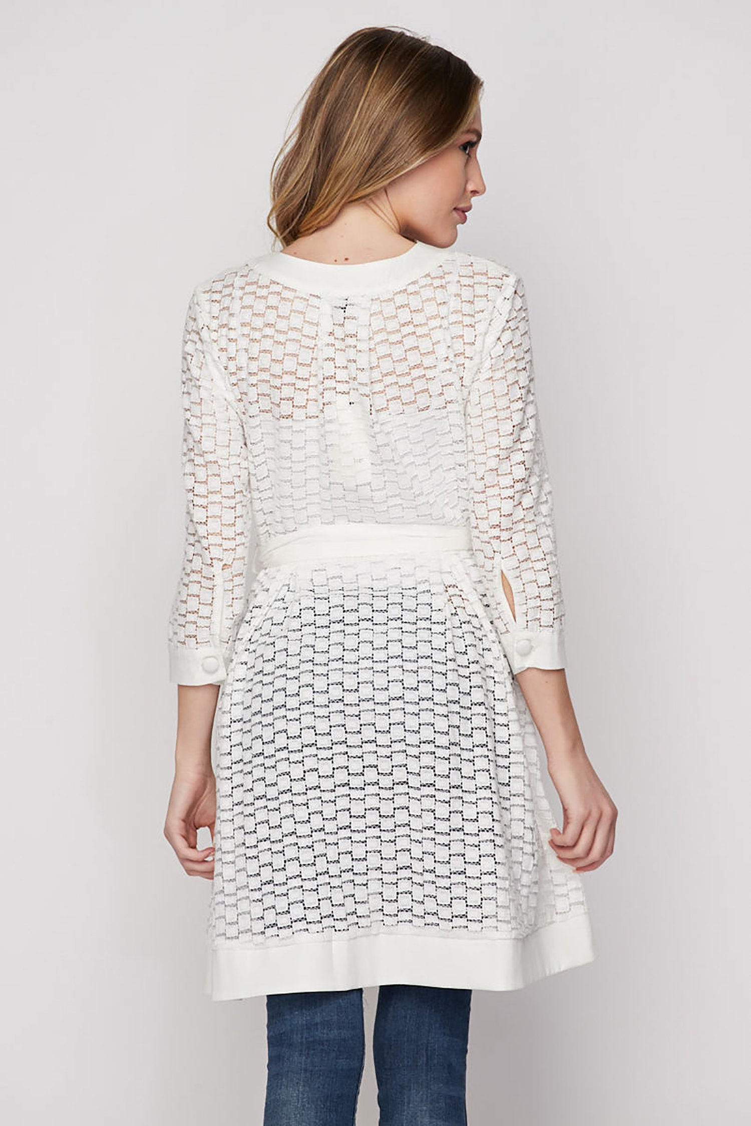 Eyelet Cardigan Cover-up - Etsy