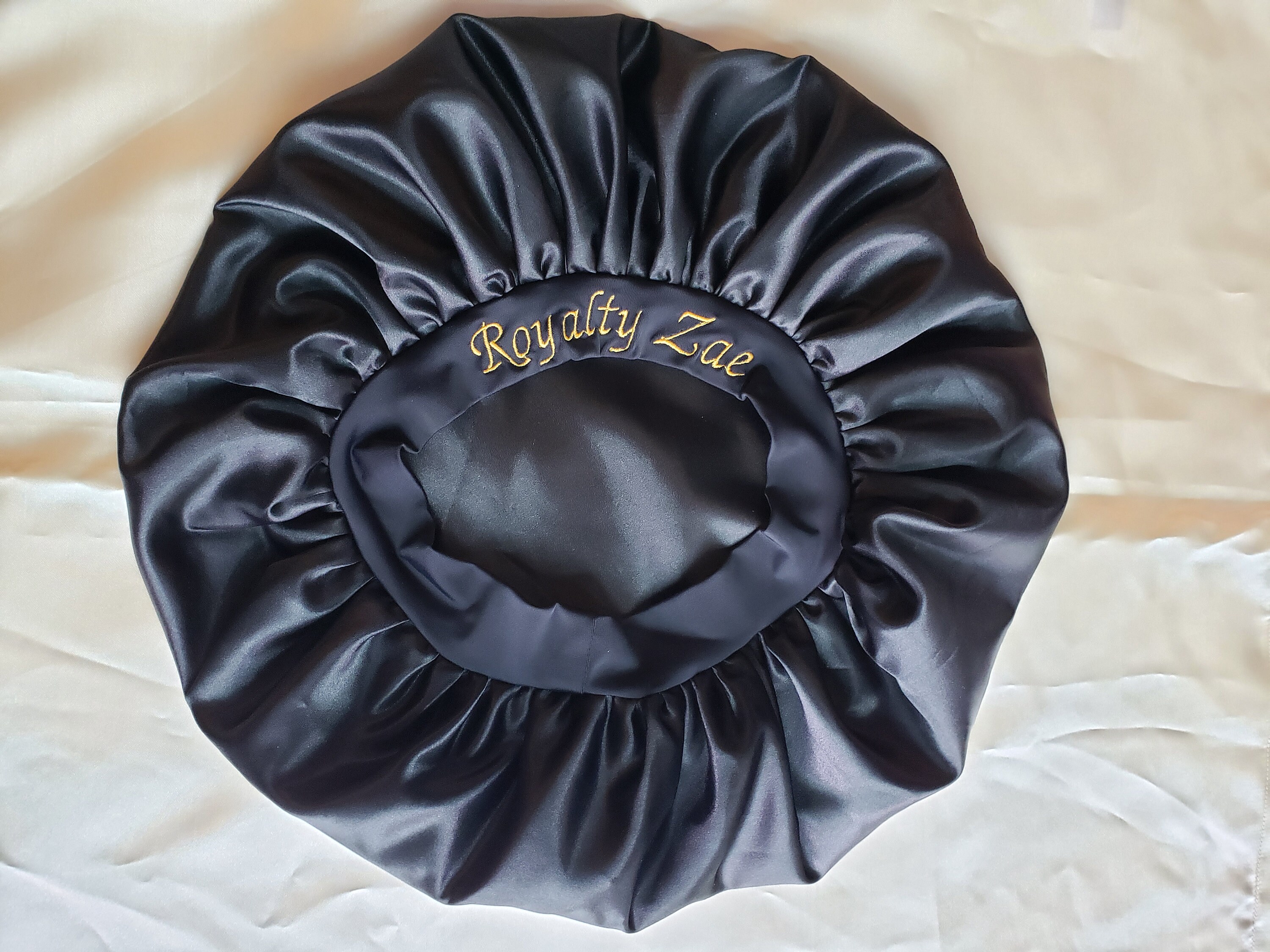 Custom Embroidered Satin Bonnet Personalized Name Hair - Etsy