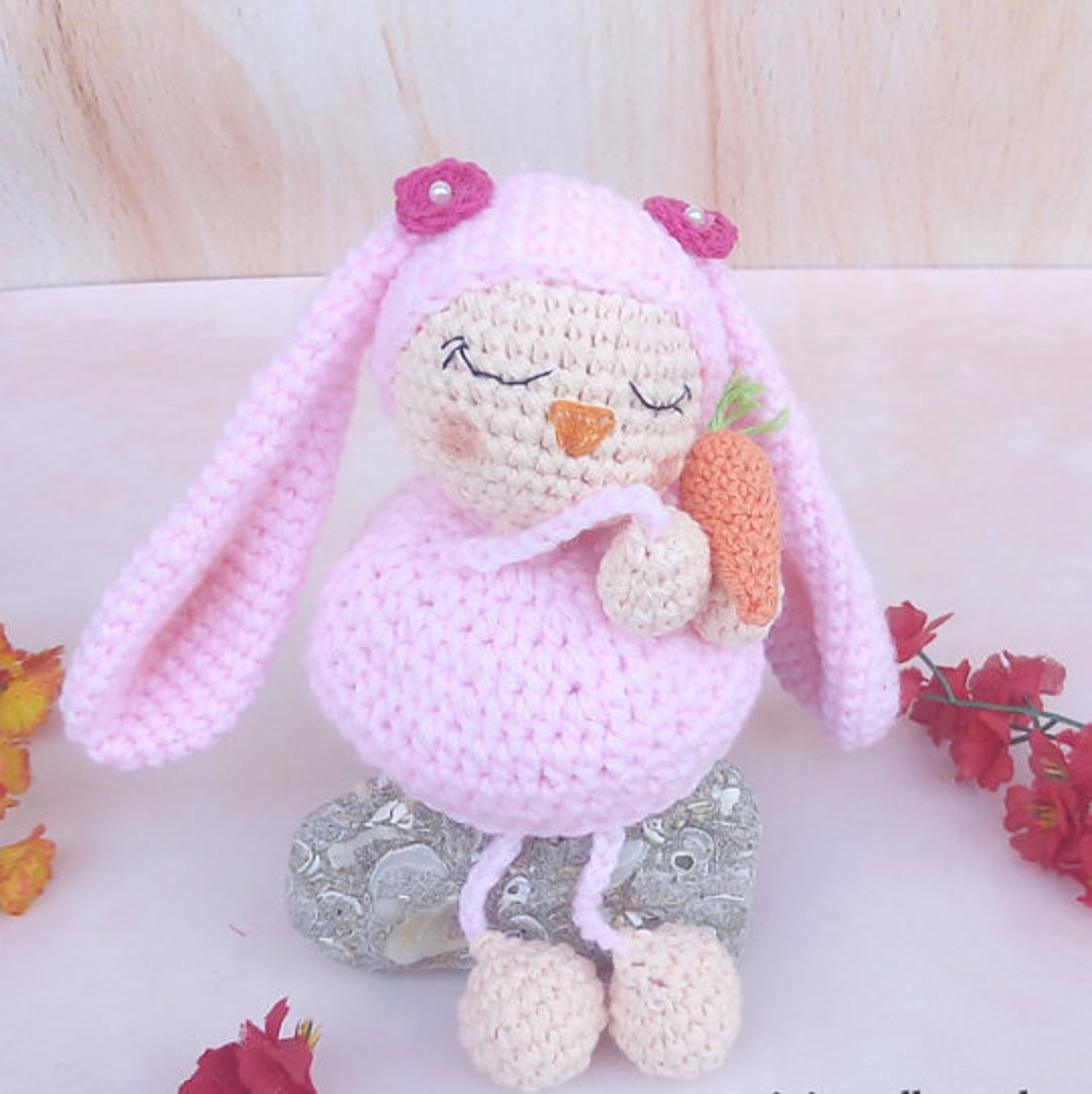 Little Pinky Rabbit Crochet Pattern - Etsy