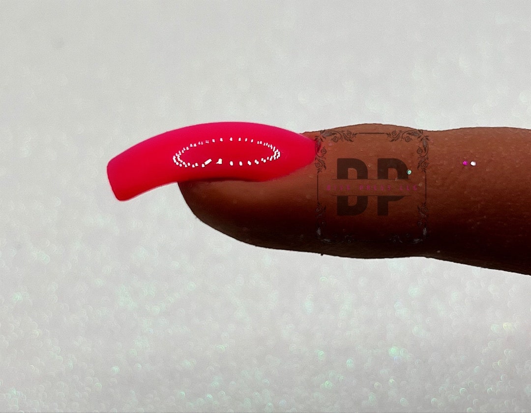 Curved Nails| Medium Nails| Med Hawk Curved Solid Colors (pick Your ...