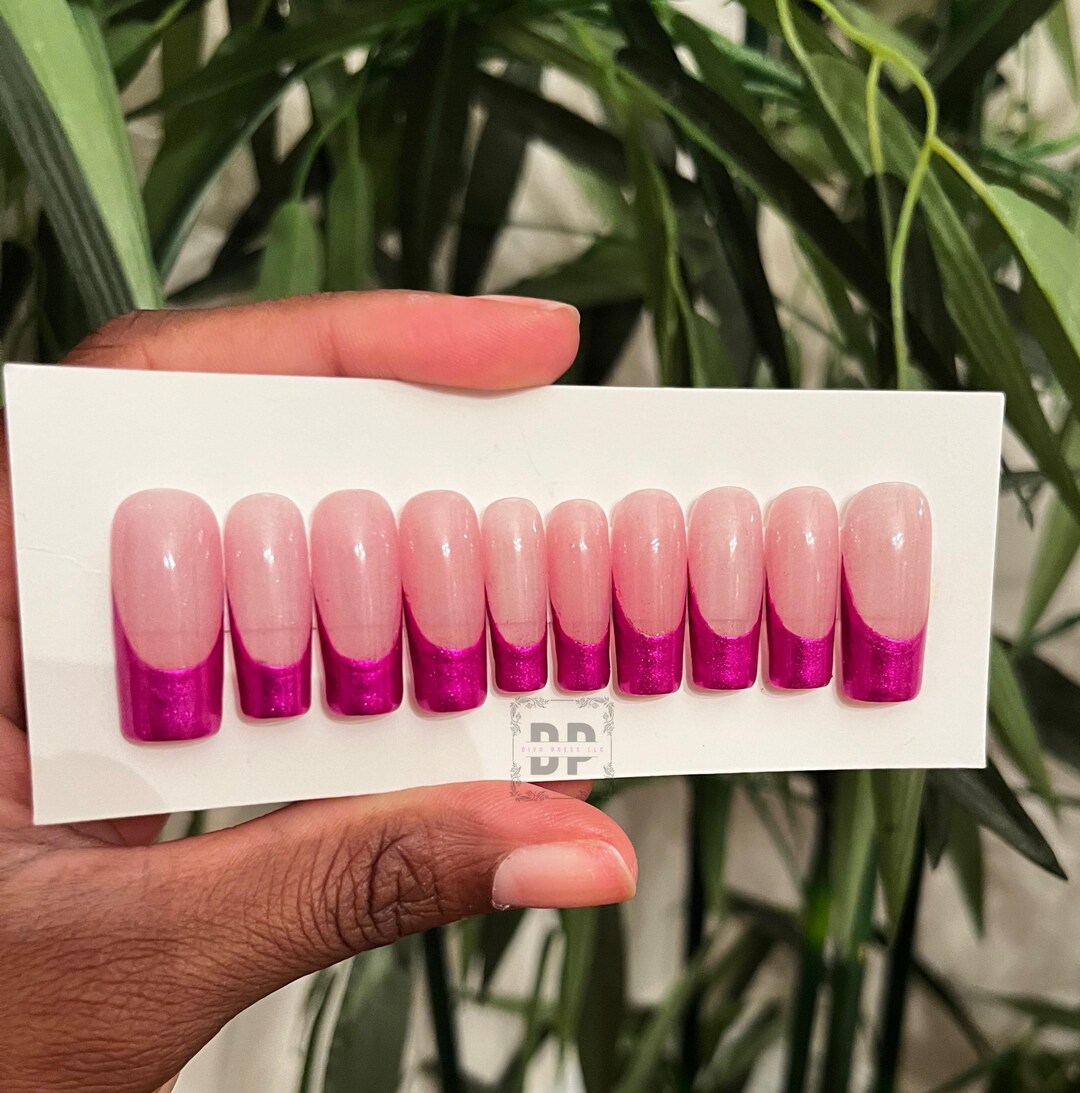 Chrome Nails Extra Strength Wider Fit Nails Wide Nail Bed Press on ...