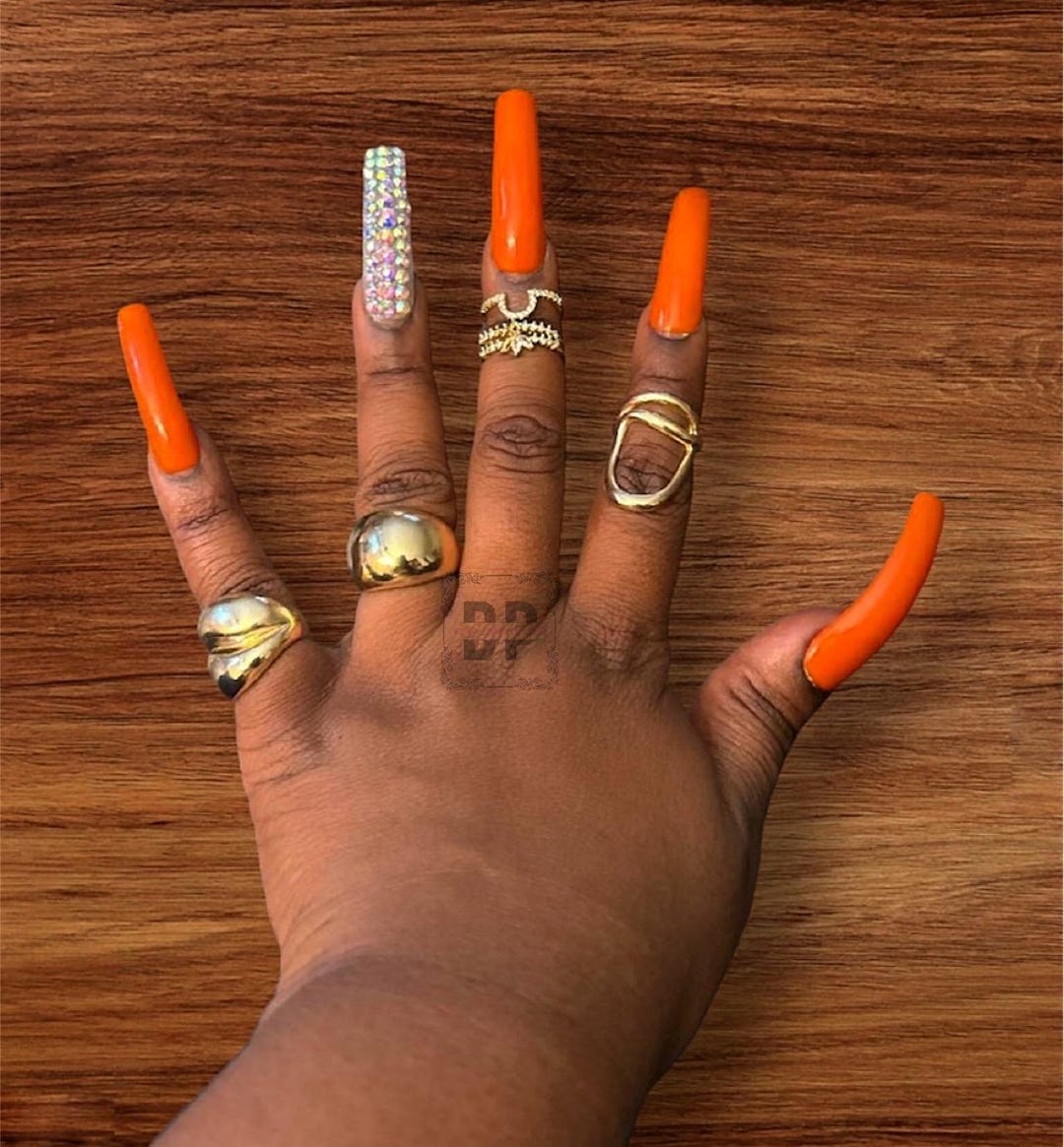 Curved Press on Nails| Wide Nails| XXL Nails| Press on Nails Canada ...