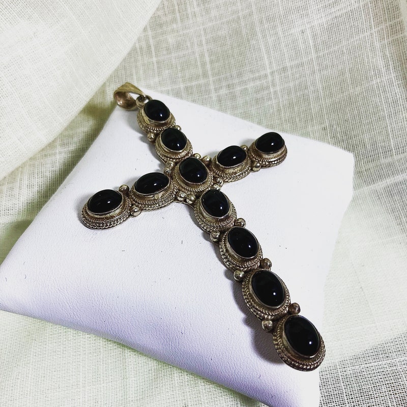 Boho Cross Pendant - Etsy