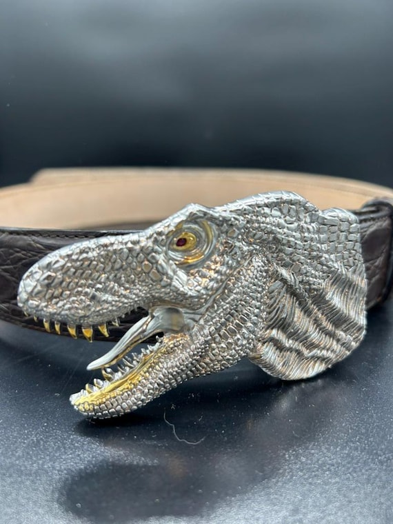 Vintage sterling silver t-rex - Gem