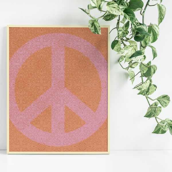 Peace Sign Poster - Etsy