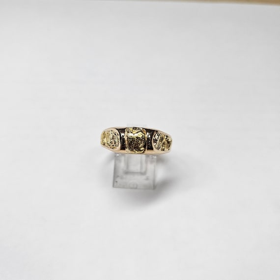 gold nugget ring vintage - Gem