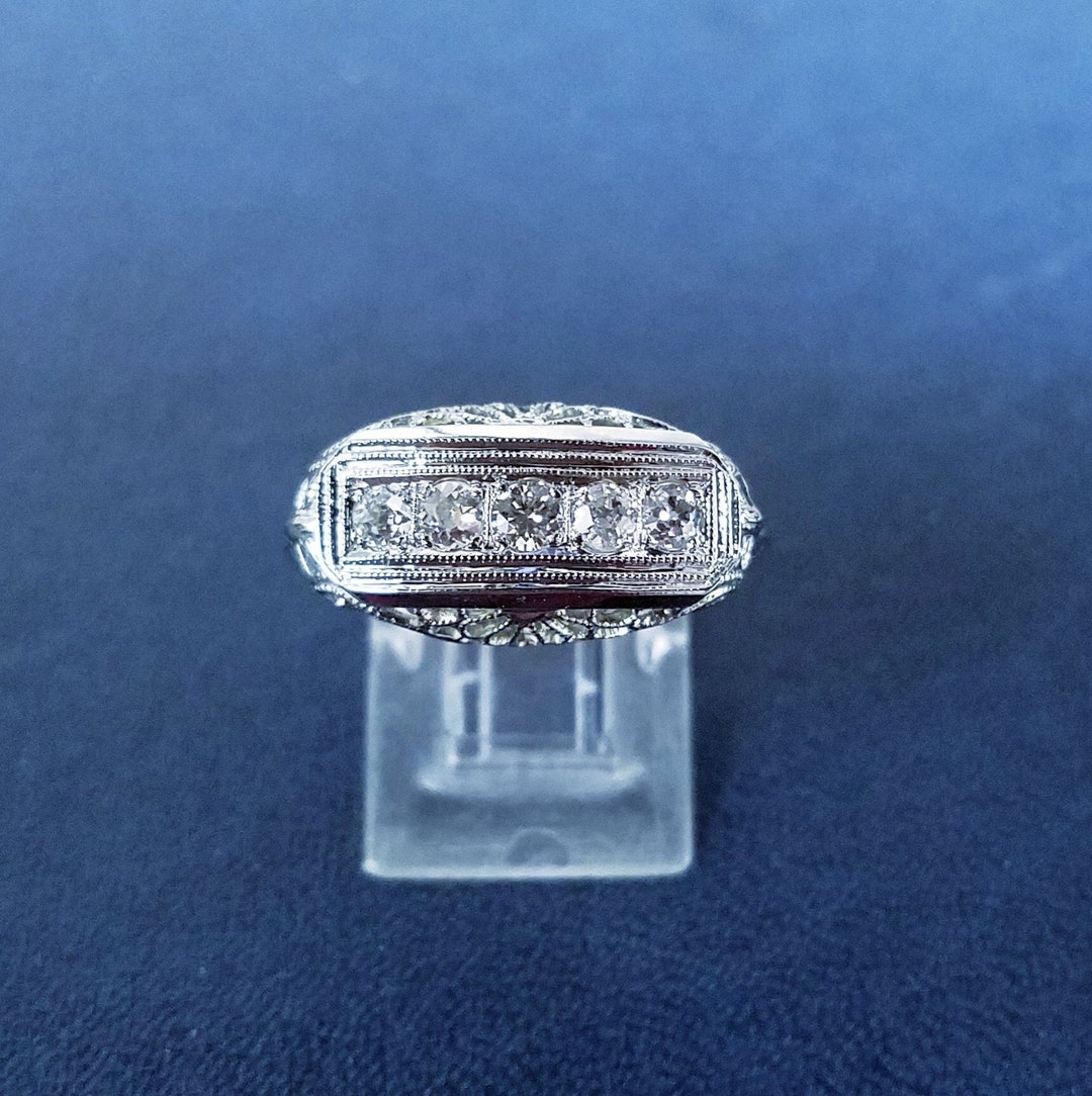 Art Deco Ladies Ring - Etsy