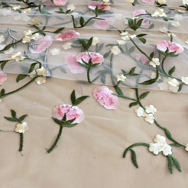 Embroidered Organza - Etsy