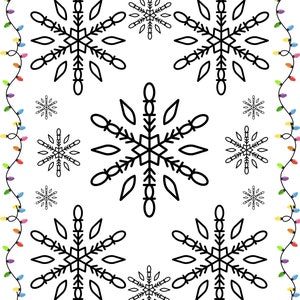 Winter Coloring Book - Etsy