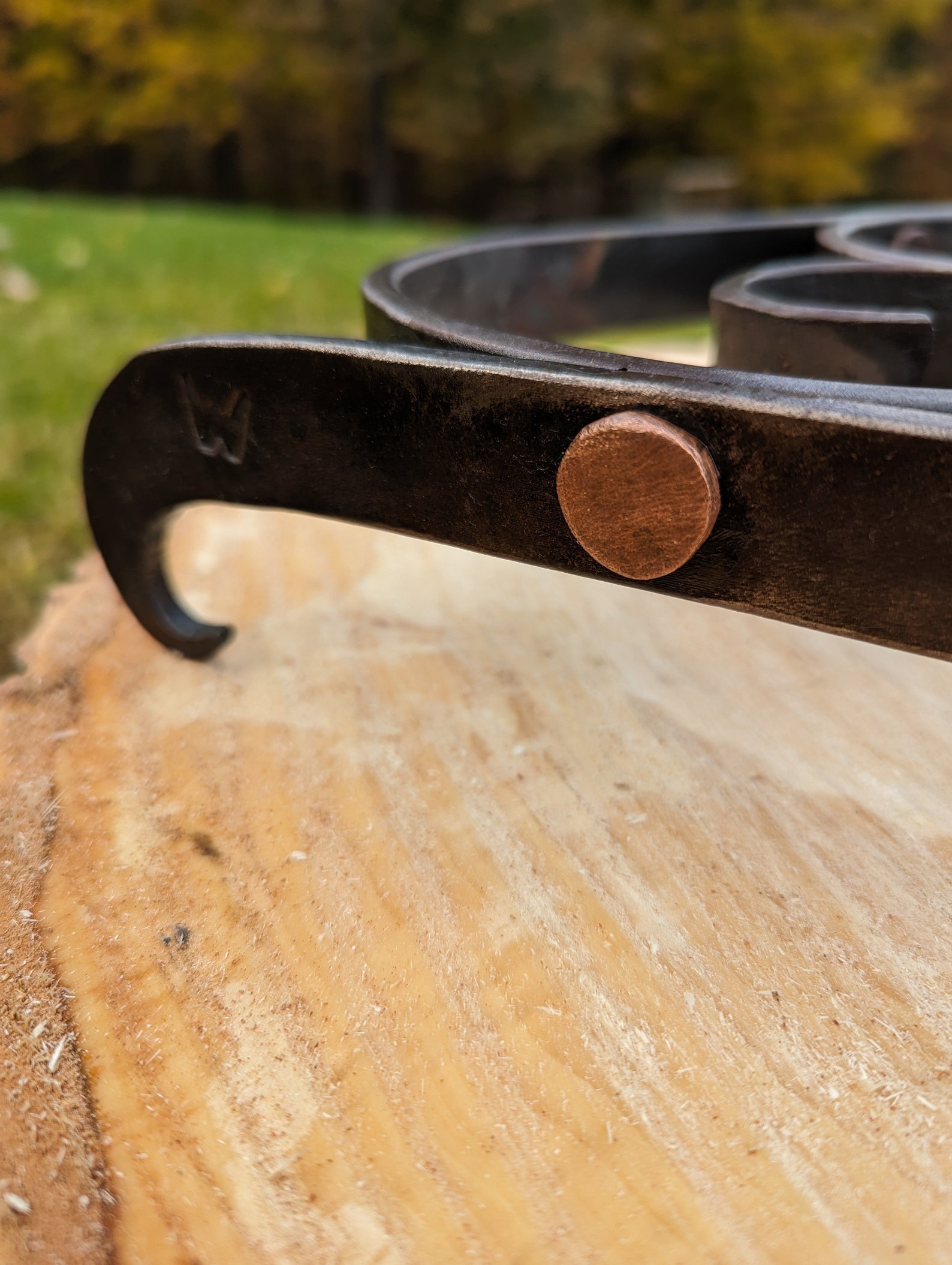 Hand Forged Steel Trivet - Etsy