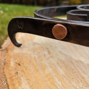 Hand Forged Steel Trivet - Etsy