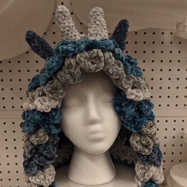 Dragon Scale Hood Pattern Crochet - Etsy