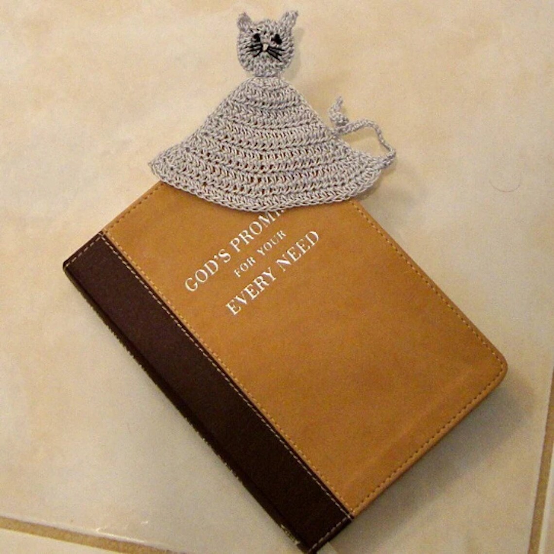CROCHET PATTERN Cat in the Corner Bookmark, Crochet Bookmark, Corner ...