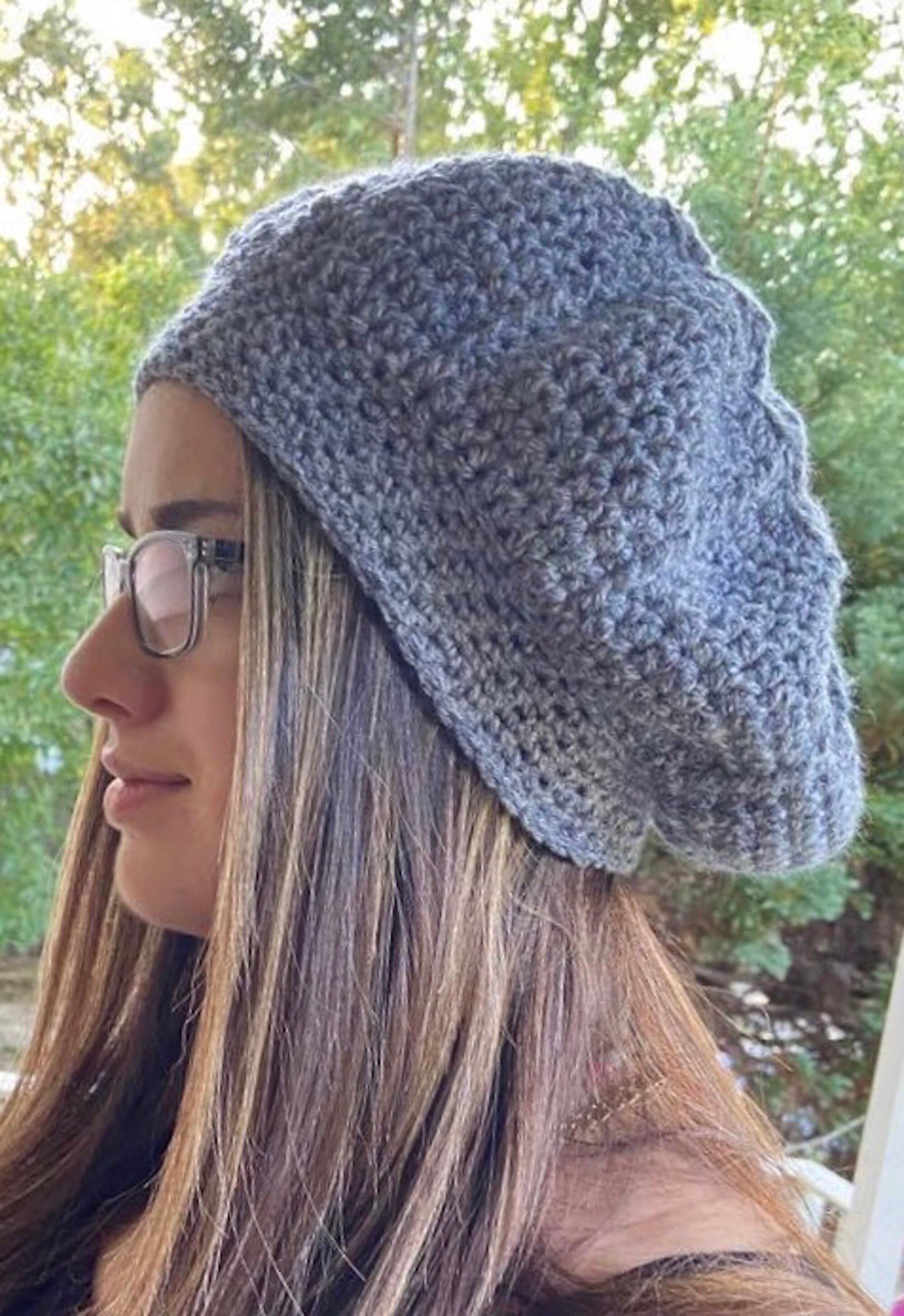 Crochet Slouch Hat Pattern, Crochet Pattern, Slouchy Hat, Crochet ...