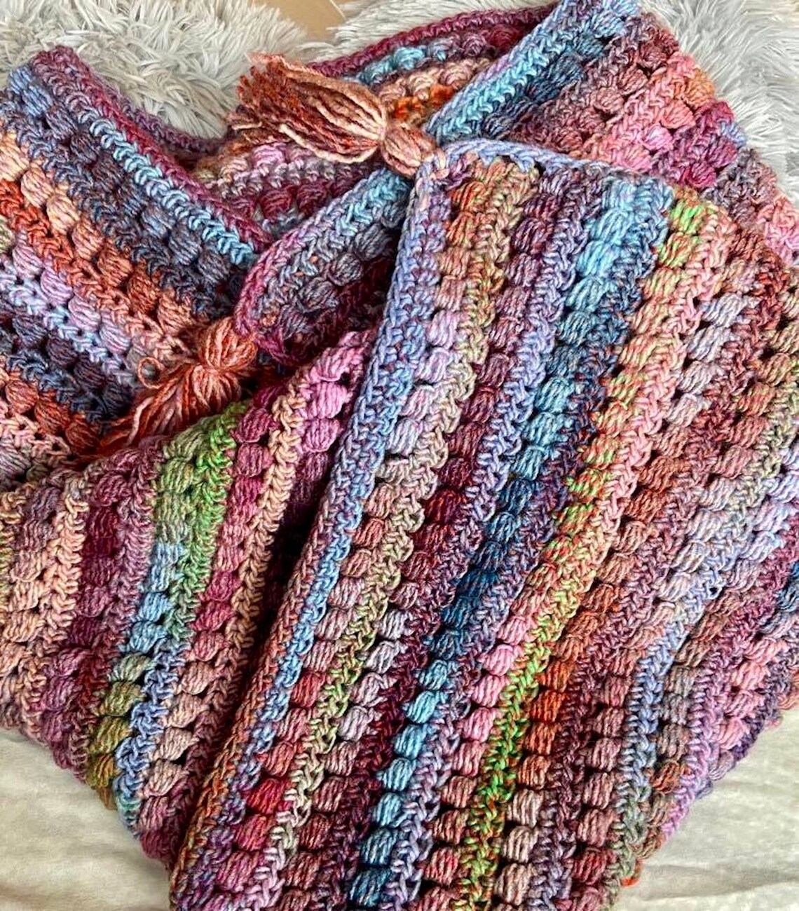 Crochet PATTERN - Bead Stitch - Baby Crochet Blanket Pattern, Afghan ...