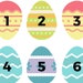 Easter Egg Number Scavenger Hunt Preschoolers | Etsy