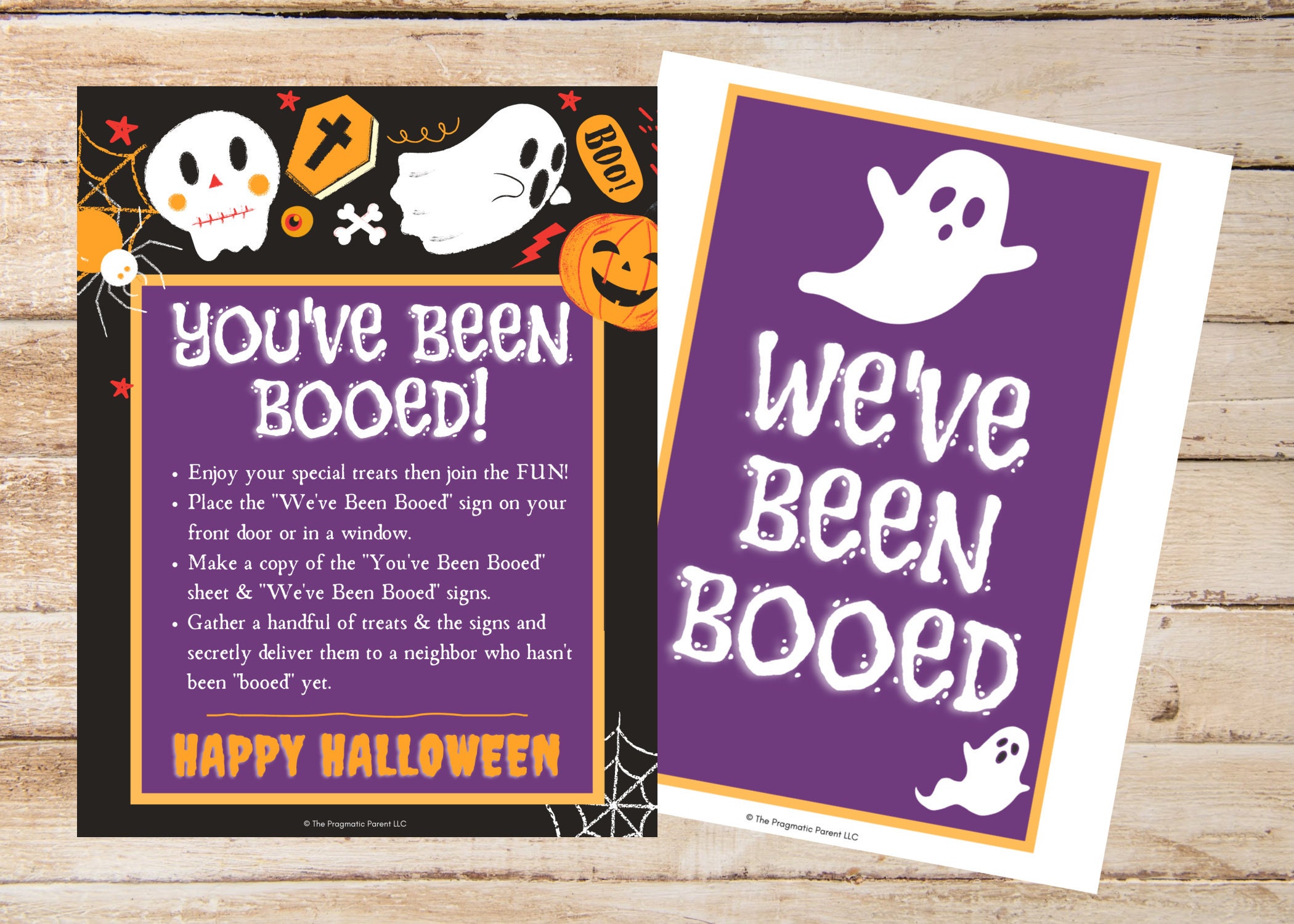 You've Been Booed Printable Set, You've Been Booed Sign, We've Been ...