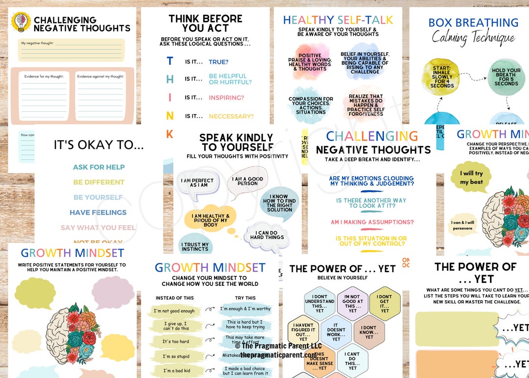 Growth Mindset Printable Posters, Growth Mindset, Social Emotional ...
