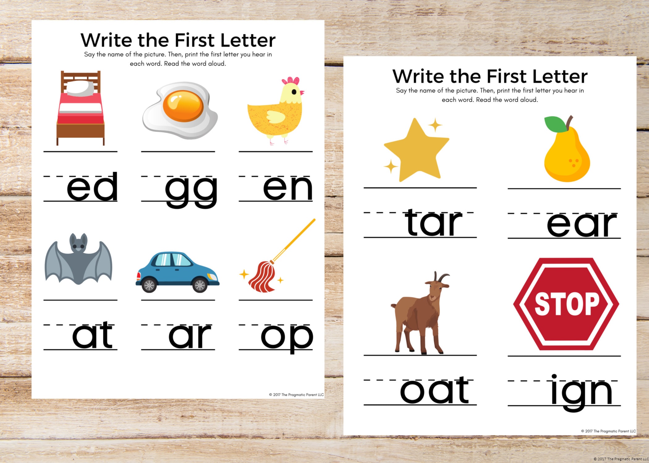 Beginning Sound Worksheet, Beginning Letters, Abcs, Kindergarten ...