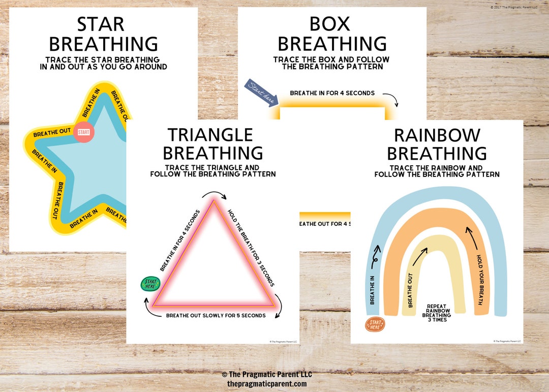Kids Breathing Techniques, Calm Kids Printable, Self Regulate ...