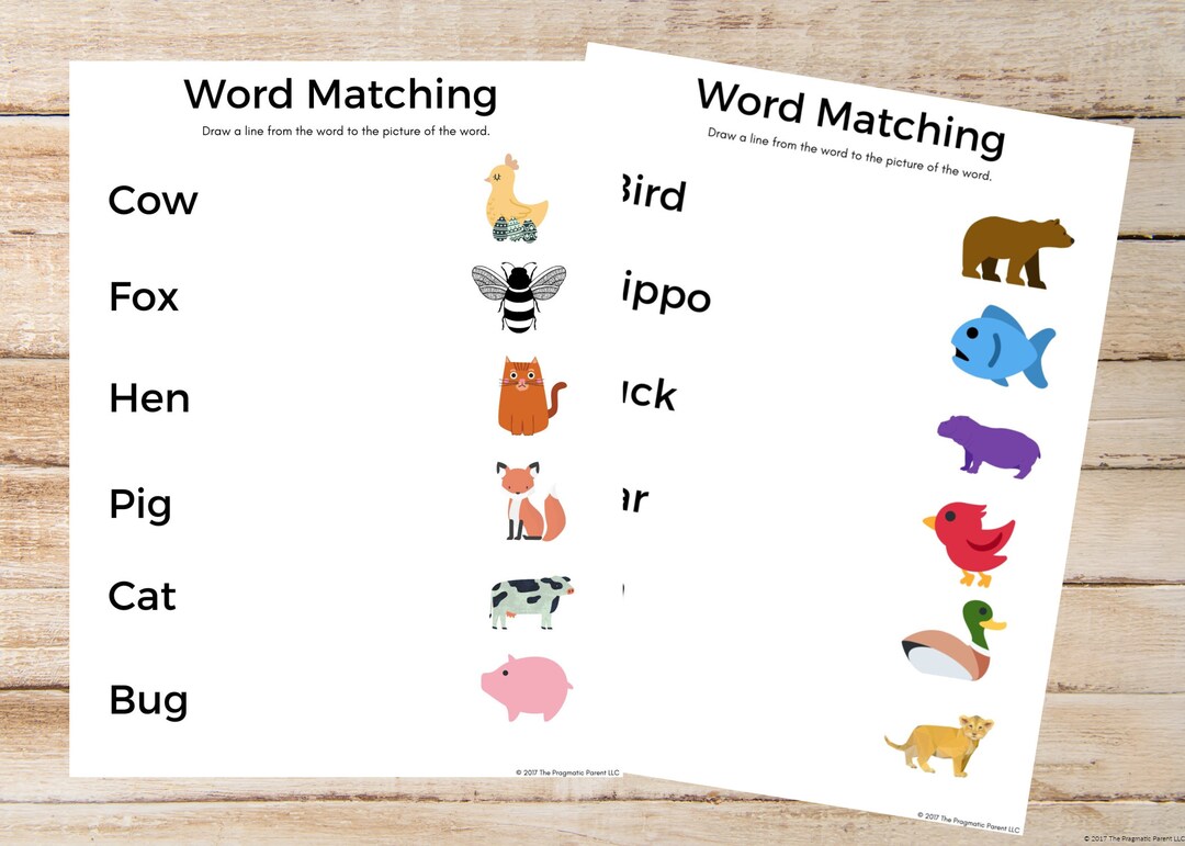 Beginning Sounds Matching Game, Preschool, Kindergartener, Learning ...