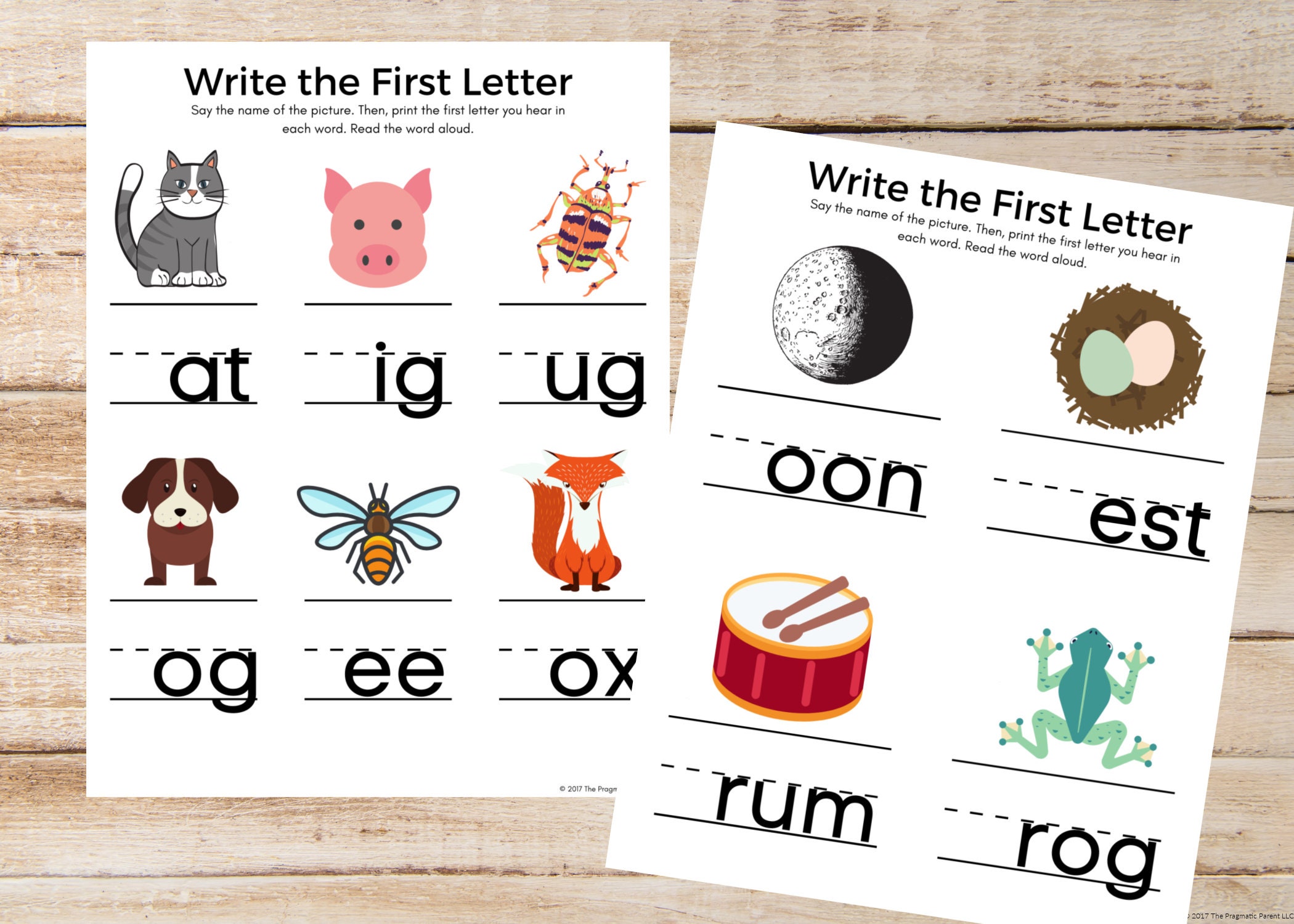 Beginning Sound Worksheet, Beginning Letters, Abcs, Kindergarten ...
