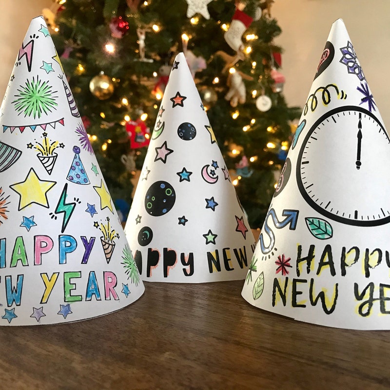 New Years Hats - Etsy