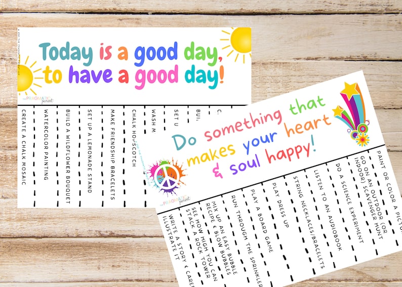 44 Screen Free Ideas for Kids, Screen Free & Bored Pull Tag Posters for ...