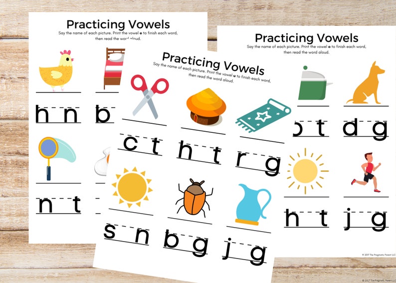 47 Worksheets - Abcs / Phonics BUNDL, CVC Word Builder, Beginning ...